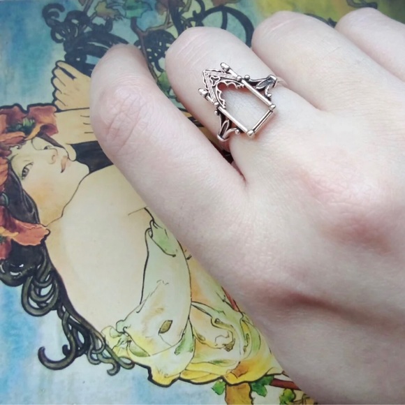 Jewelry | Cathedral Lenore Gothic Open Window Arch Church Castle Spire ...